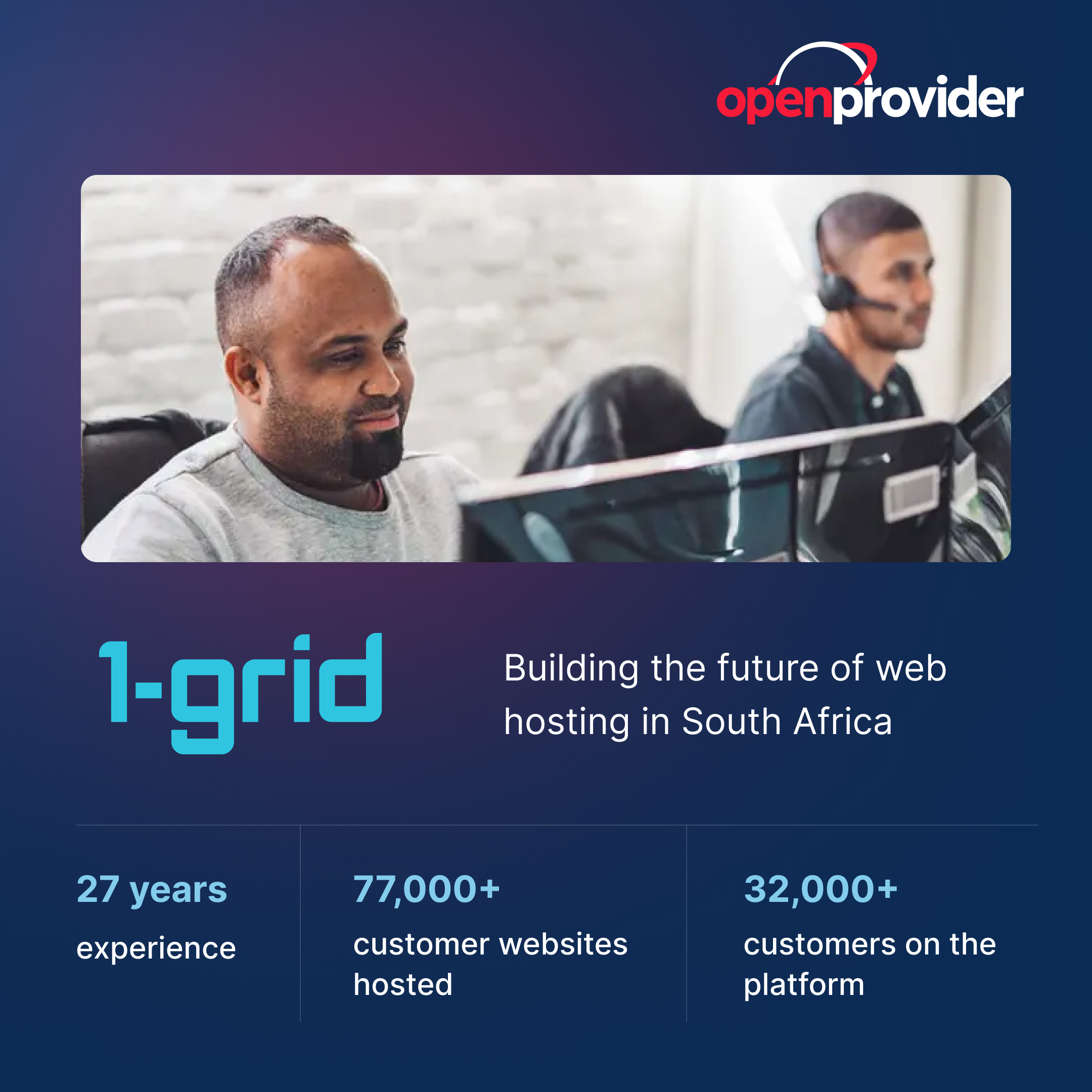 1-grid's mission to bring web hosting to everyone - Openprovider
