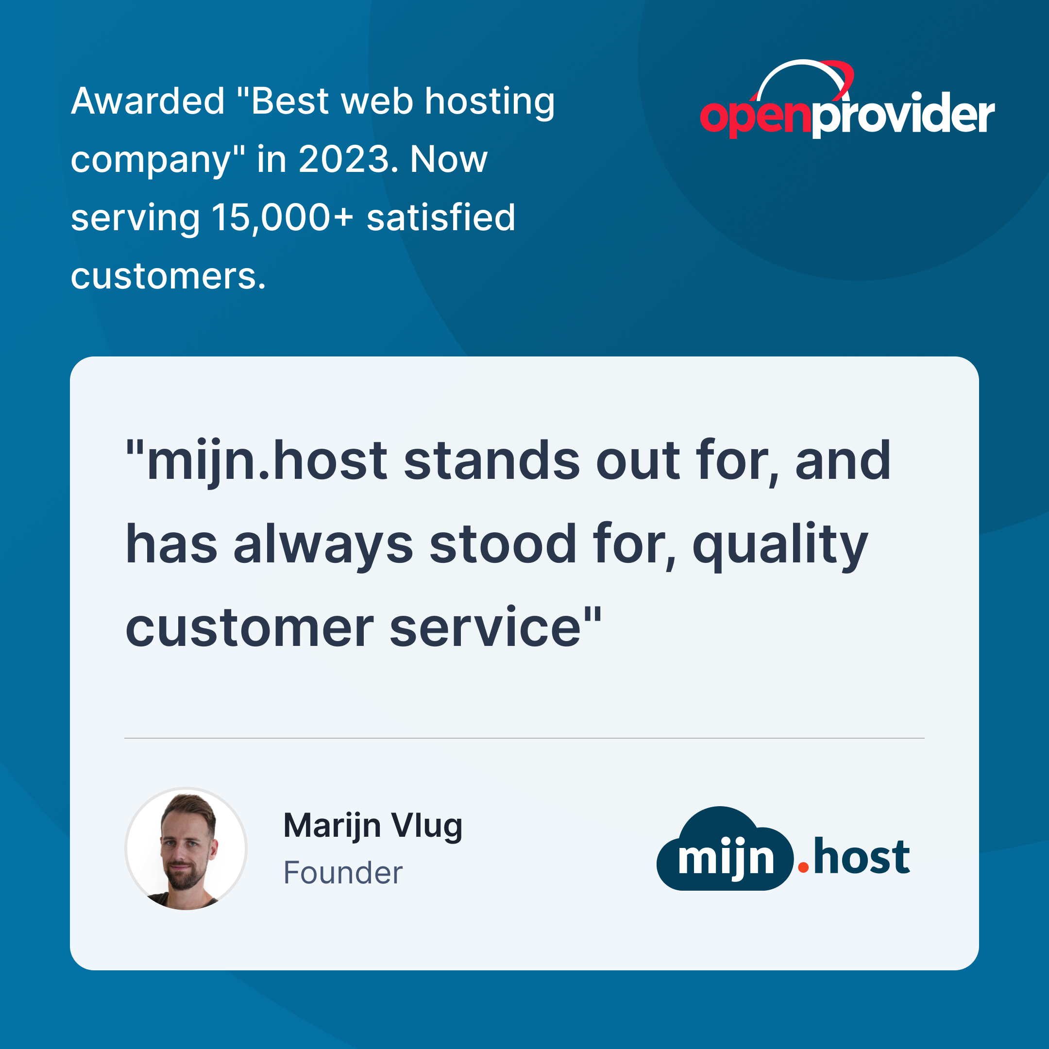 mijn.host: revolutionizing customer service and hosting