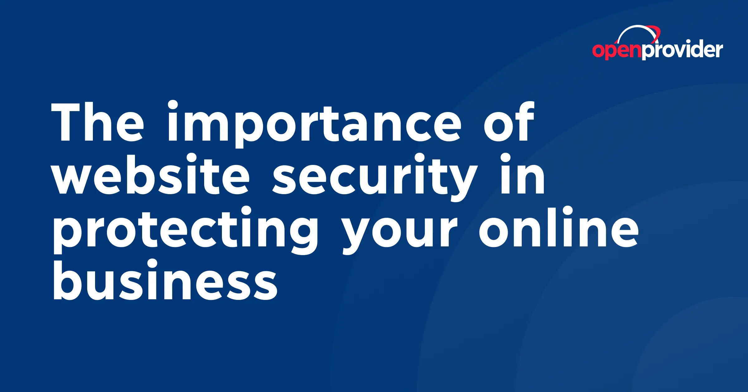 The importance of website security for your online business