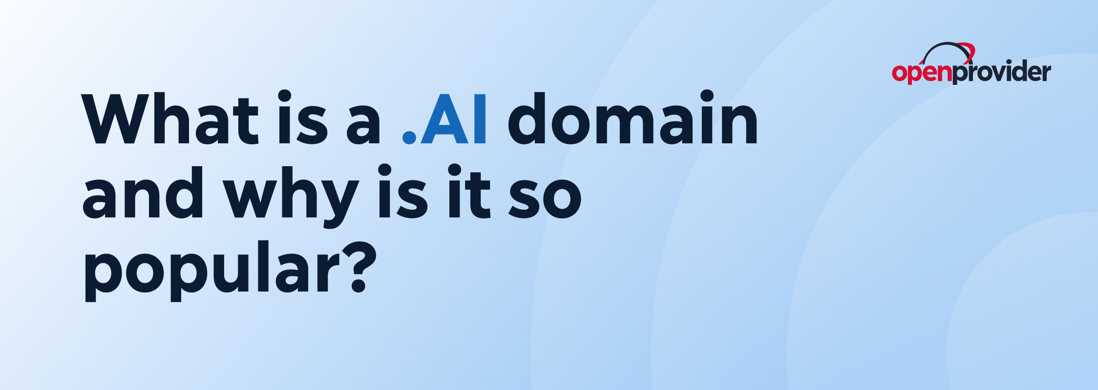 What is a .AI domain and why is it so popular?
