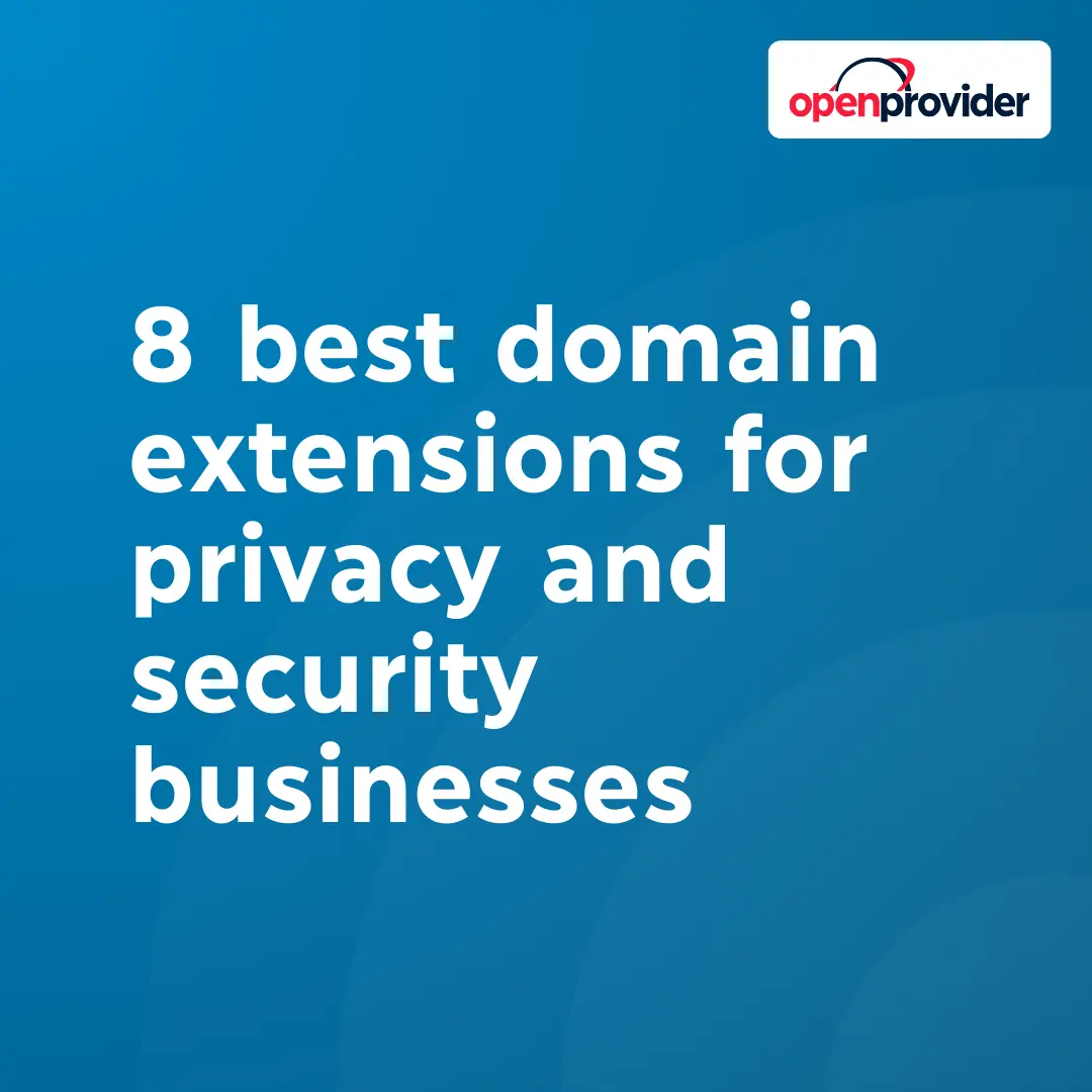 8 best domain extensions for privacy and security businesses